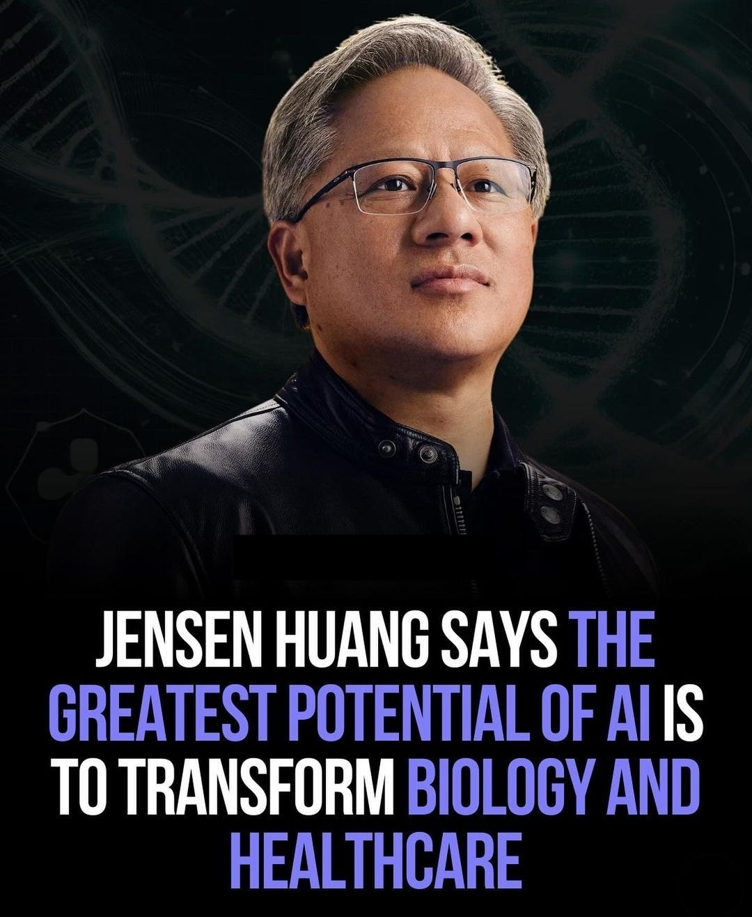 AI Revolutionizing Biology and Healthcare: Jensen Huang's Vision | by Unleash.ai | Medium