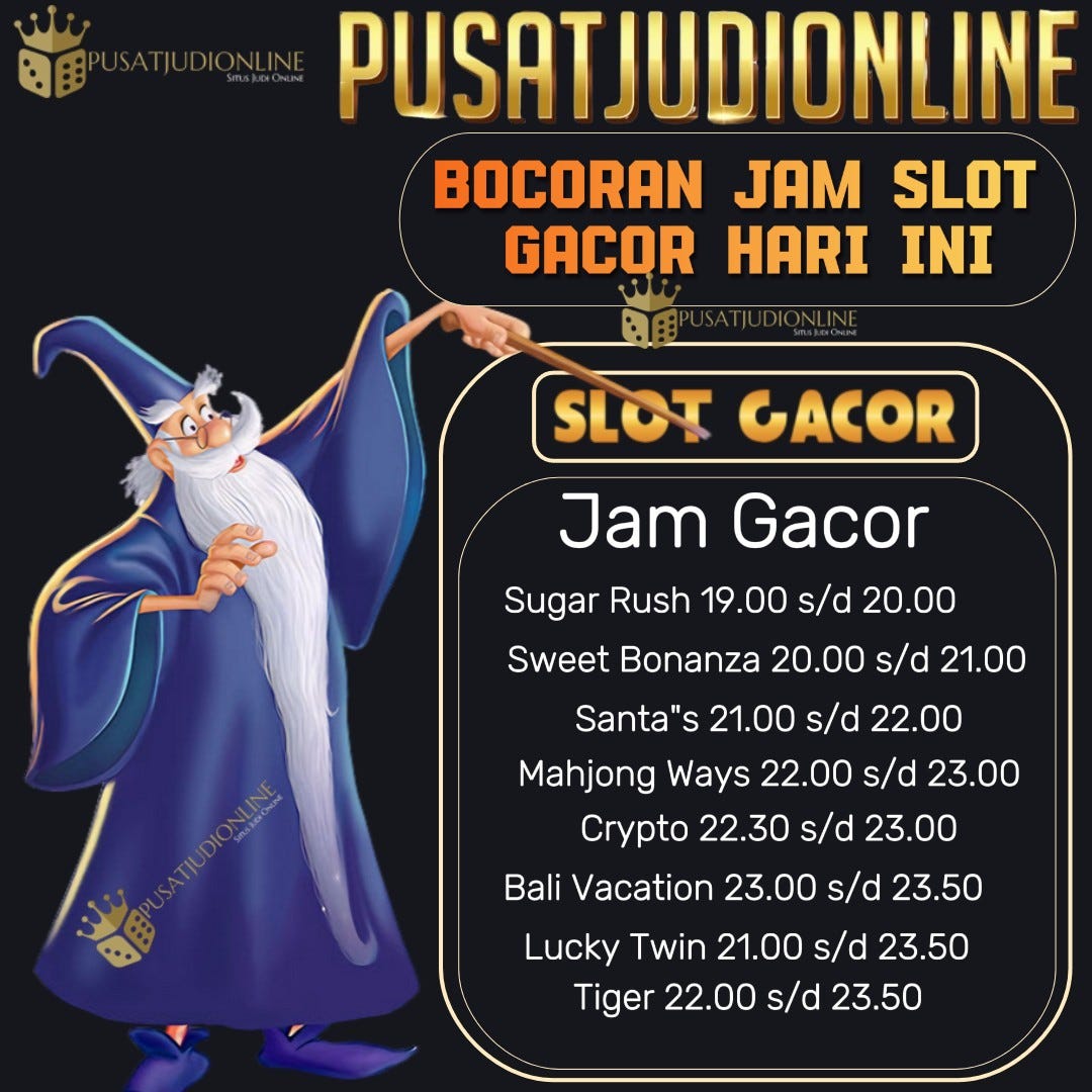 PUSATJUDIONLINE 2024 BOBORAN JAM SLOT GACOR Pusatjudionline 2024 update ...
