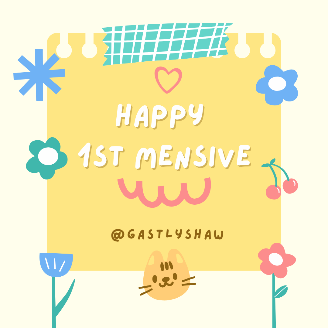 Happy 1st Mensiversary - Gastly Shadow - Medium