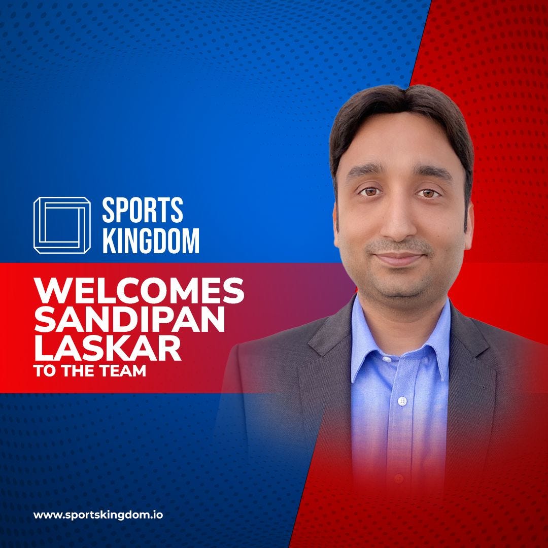 SPORTSKINGDOM WELCOMES Mr. SANDIPAN LASKAR AS OUR LATEST INVESTOR AND ...