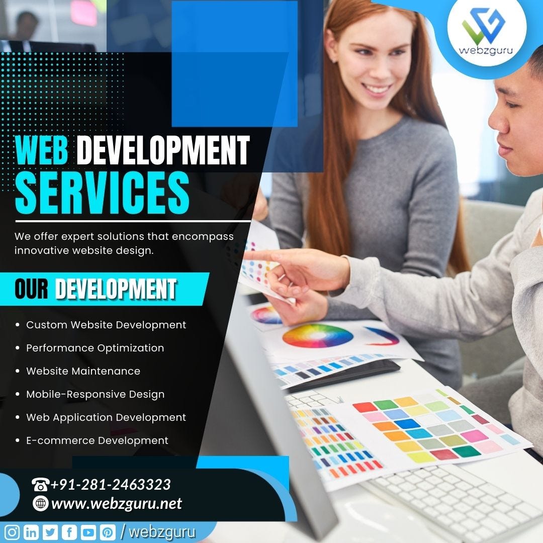 Web Development Services Company in Gujarat India - Webzguru - Medium