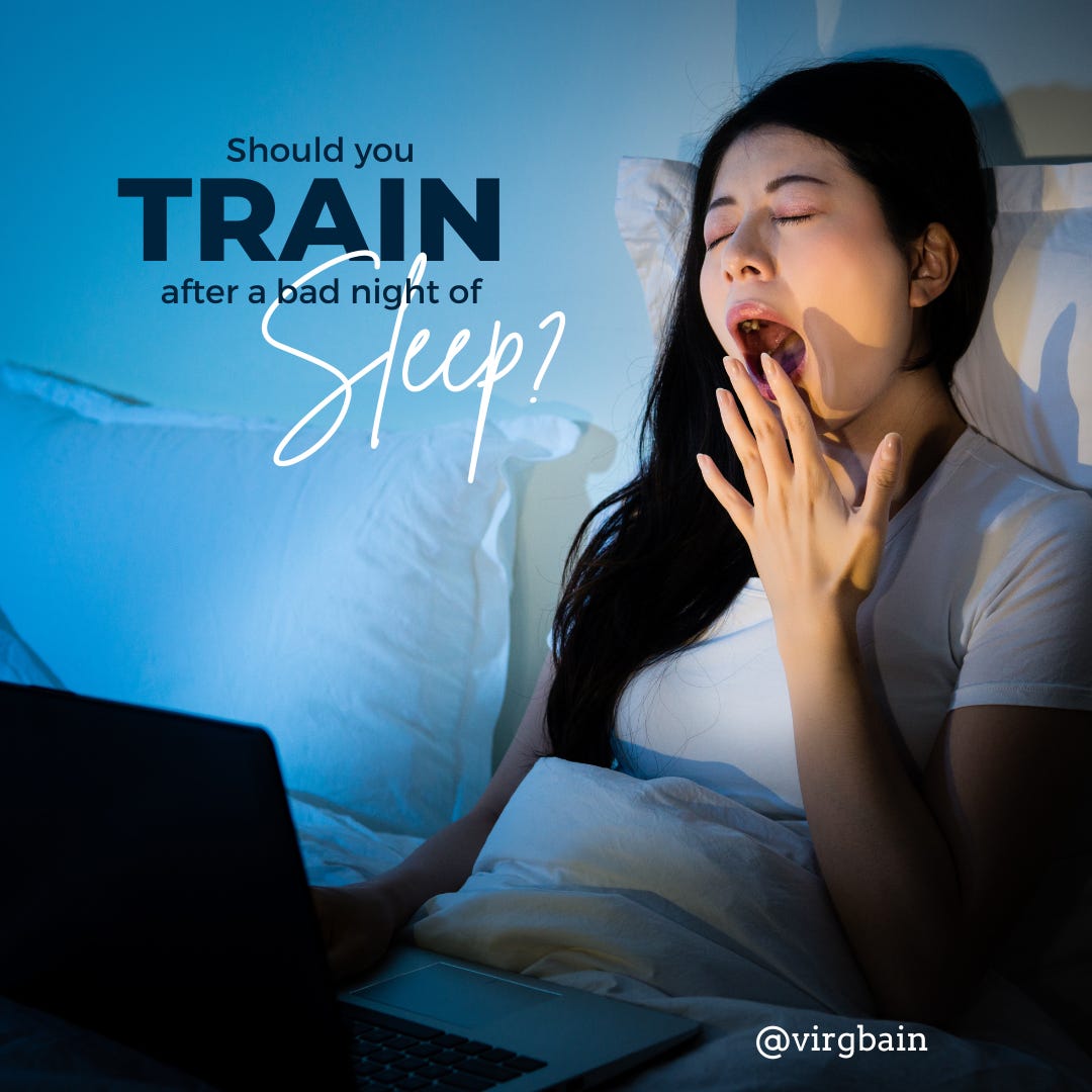 Should you train after a bad night of Sleep? | by Virginia Bain ...