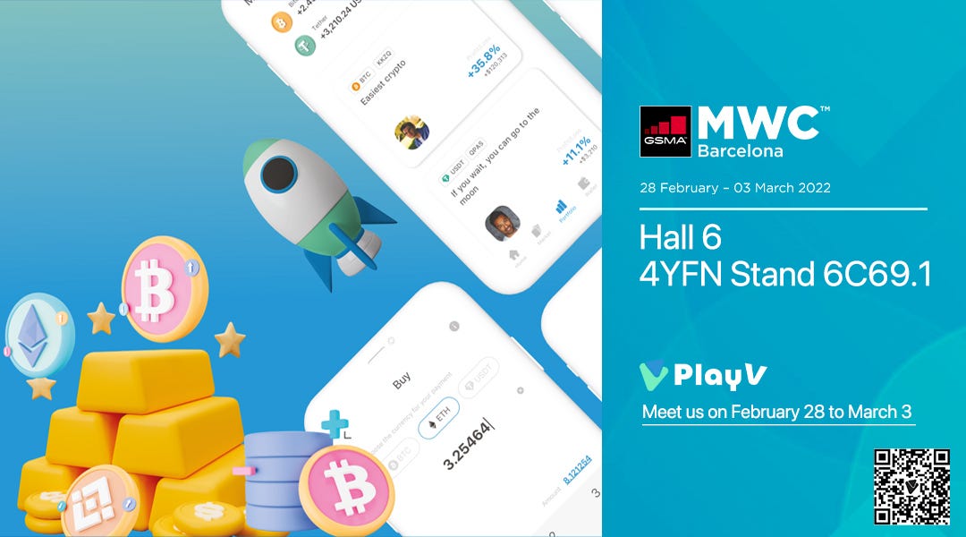 Meet PlayV at MWC Barcelona 2022 from February 28 to March. | by PlayV | PlayV | Medium