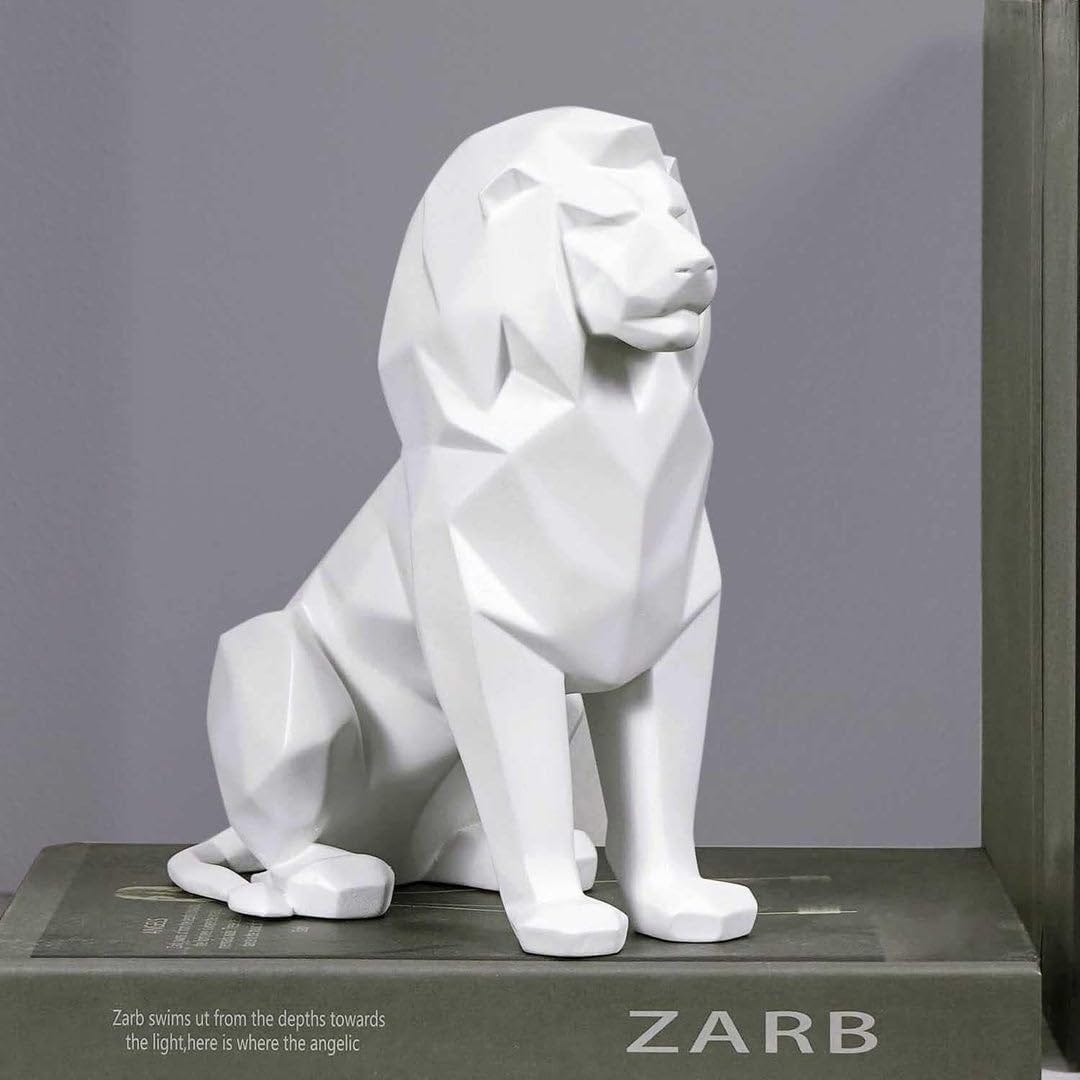Exploring the Majestic Geometric Sitting Lion: A Fusion of Art and ...