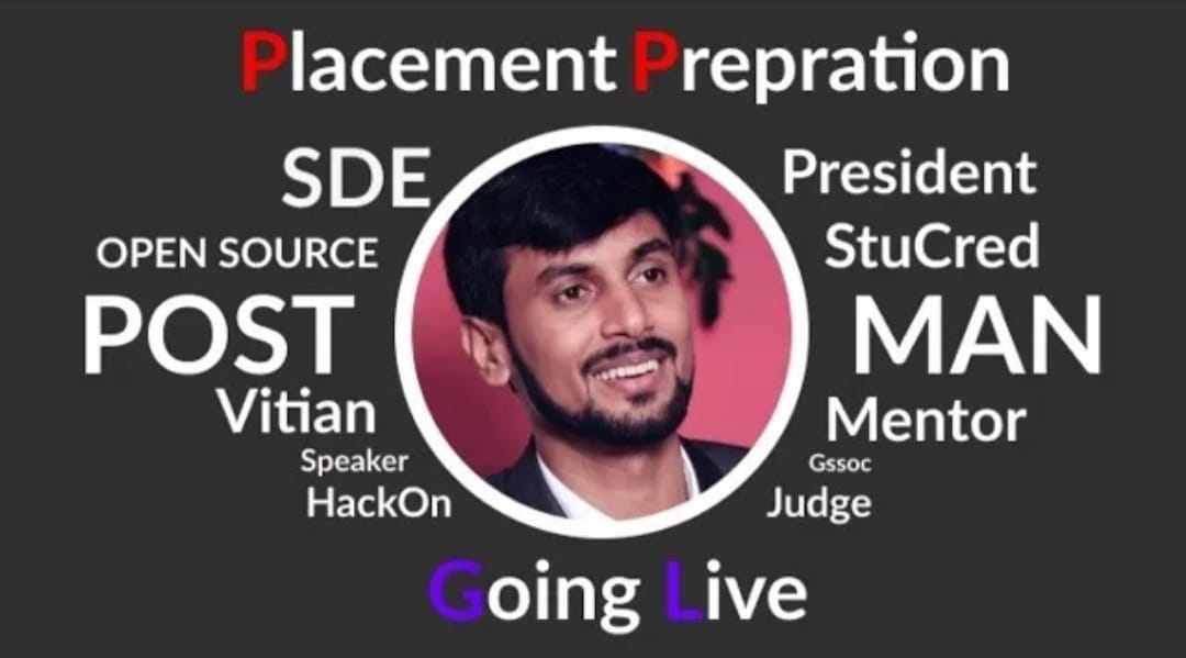 All about Placements with Vinit Shahdeo — VIT, Vellore | by VinnovateIT ...