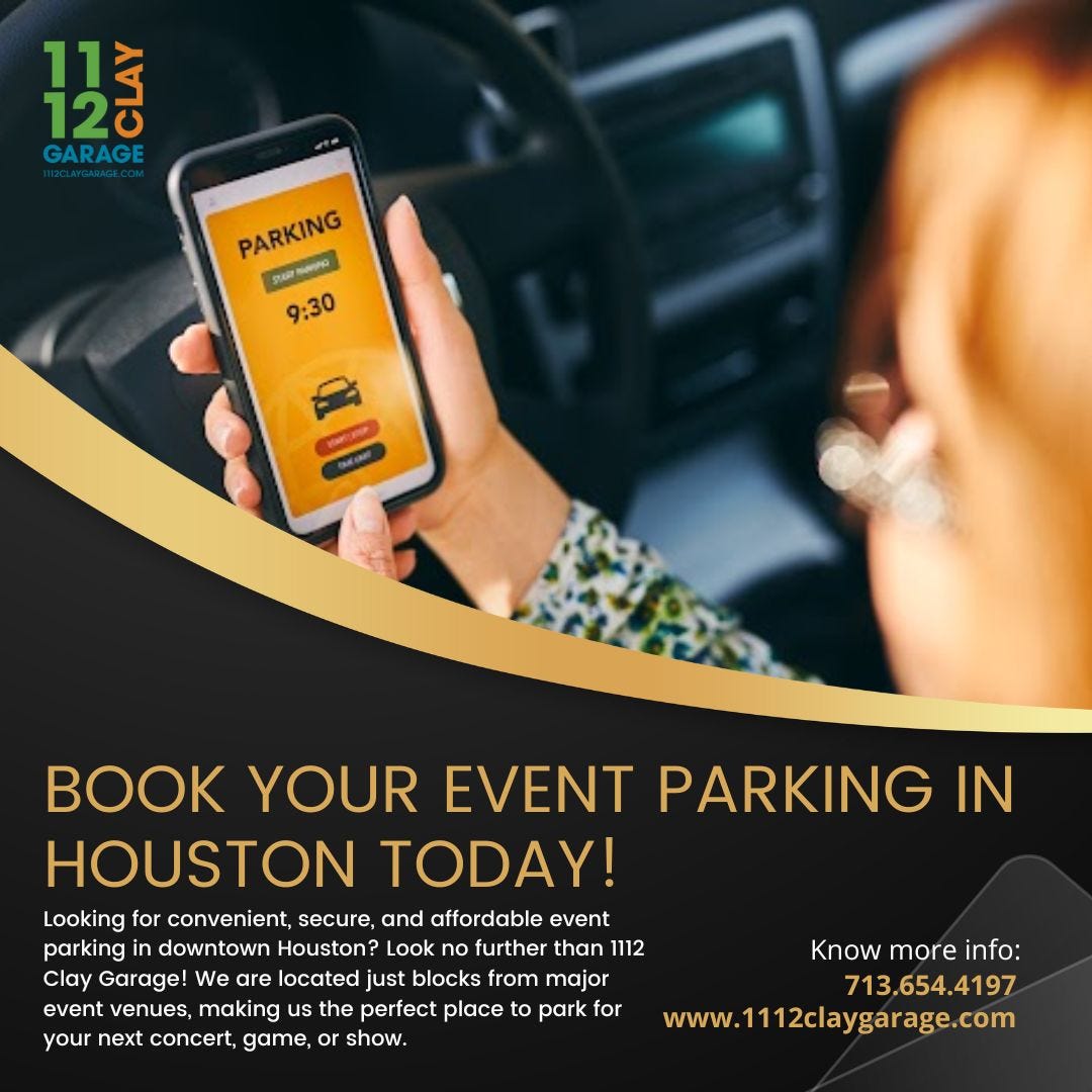 Event Parking Lot Downtown Houston Texas at 1112 Clay Garage - 1112 ...
