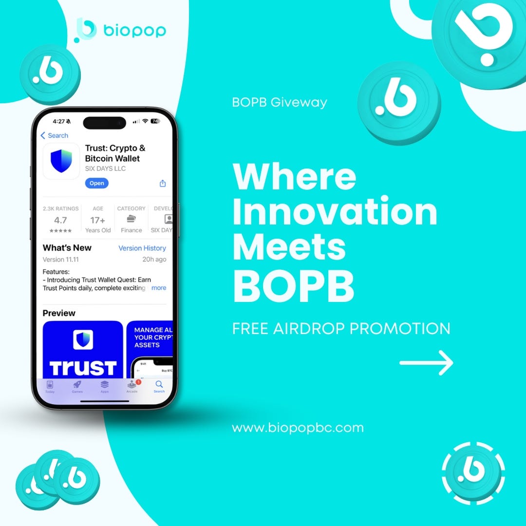 BOPB Airdrop Giveaway!. 🚀 Get Ready for the Ultimate BOPB… | by Biopop ...
