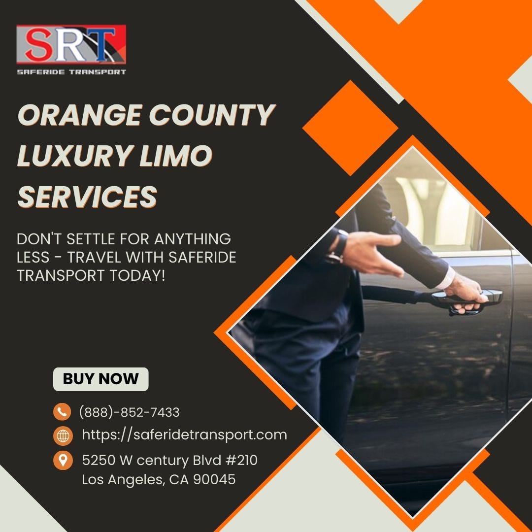 Premier Orange County Luxury Limo Services - Saferide Transport - Medium