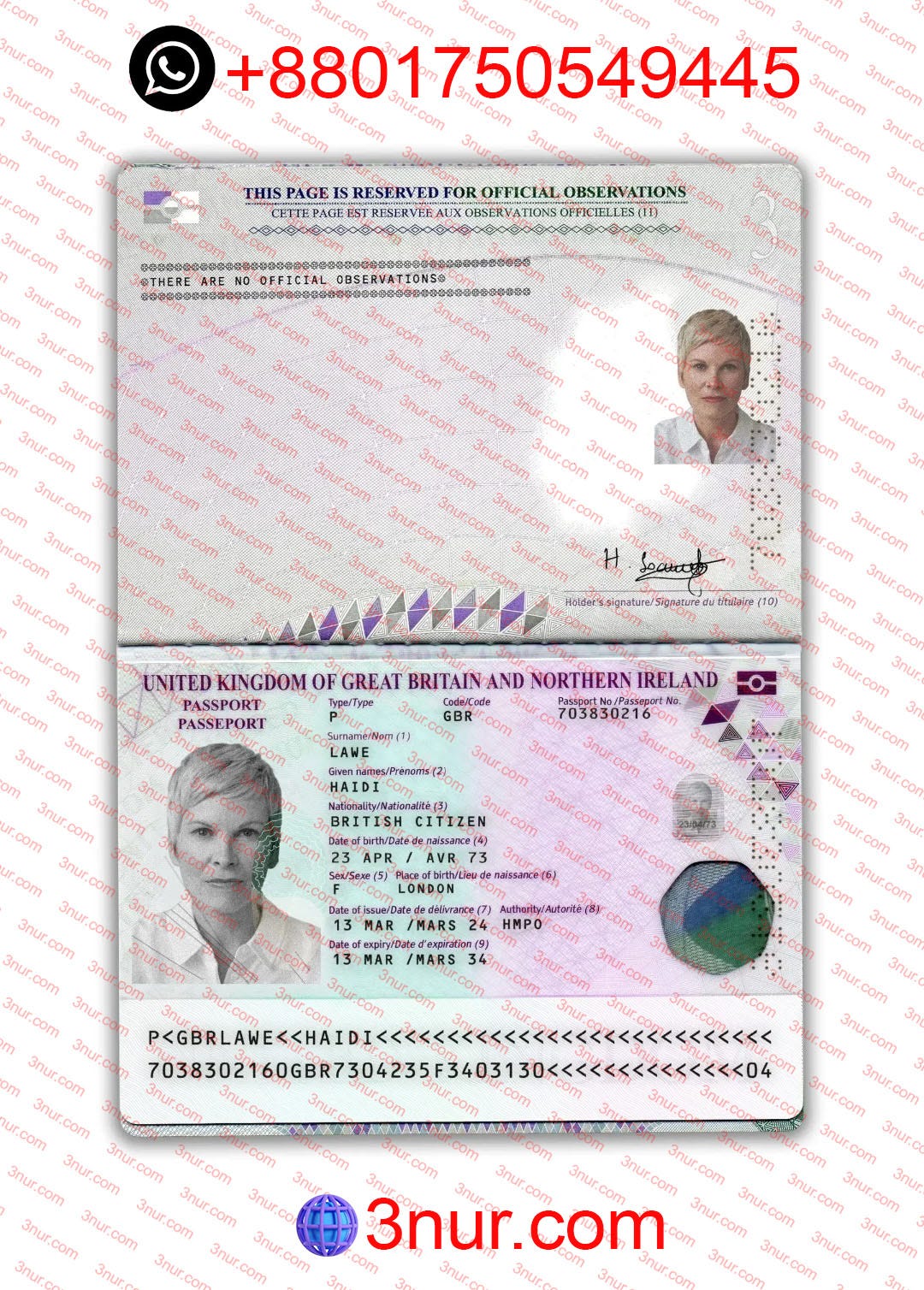United Kingdom Passport Template in PSD Format — 2025 | by PDF Document ...