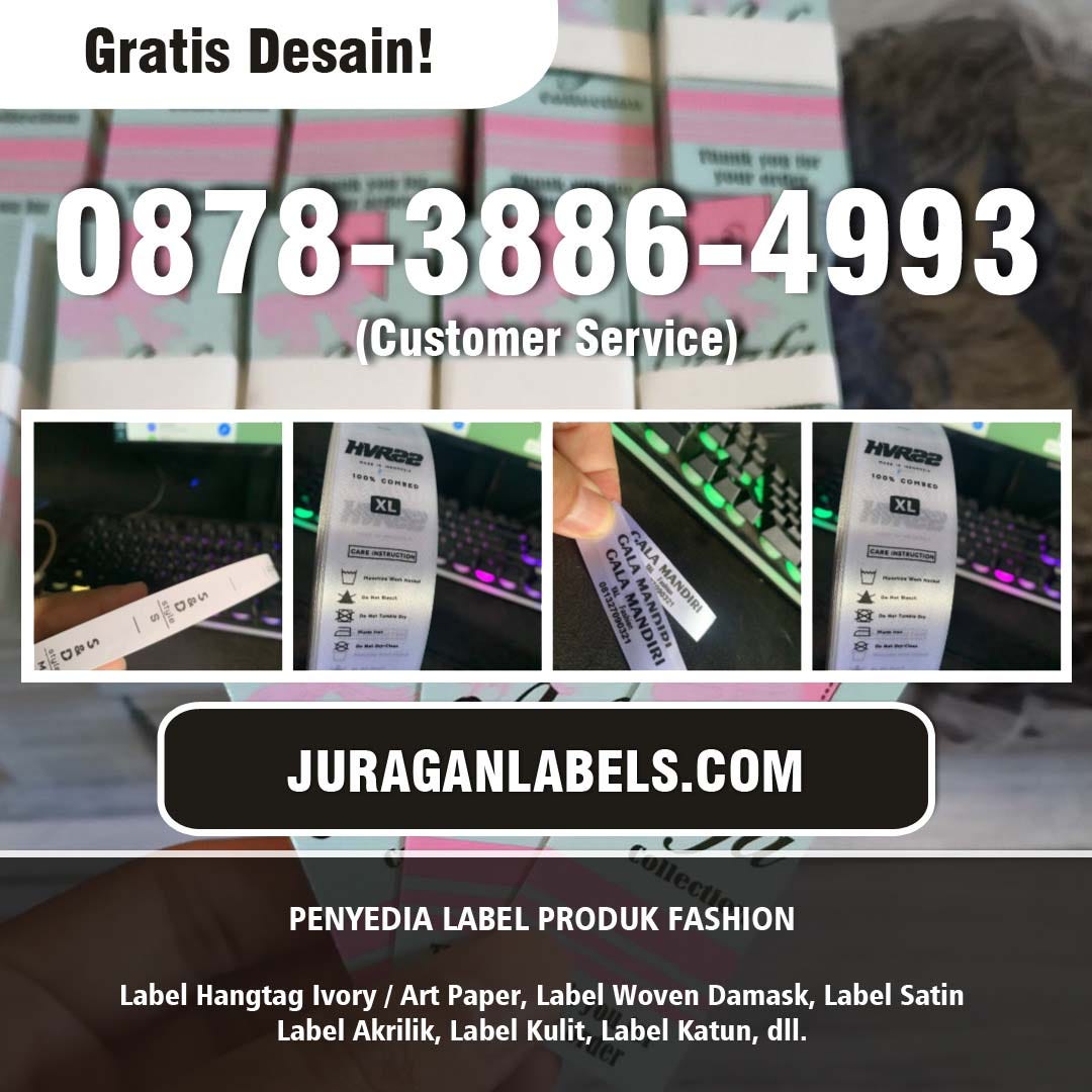 FREE DESAIN 087838864993 Percetakan Label Baju di Bandung | by ...