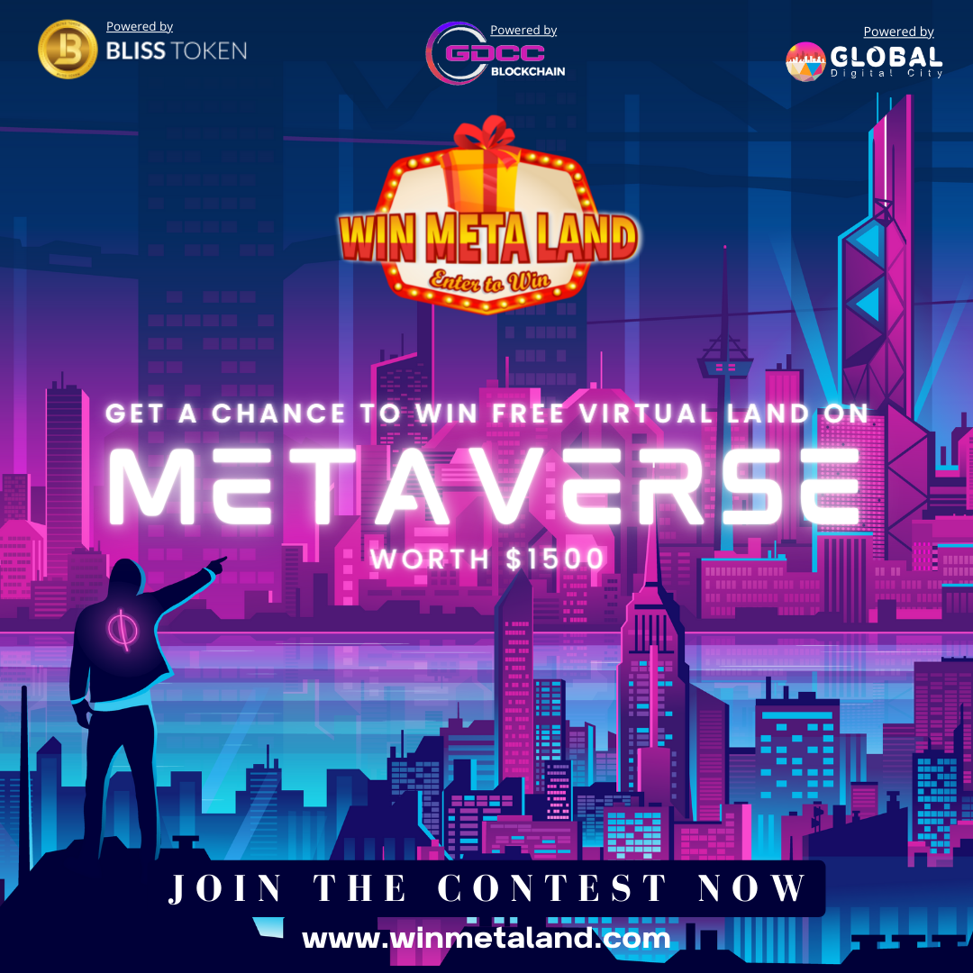 join the contest now ! Get a chance to win free virtual land on ...