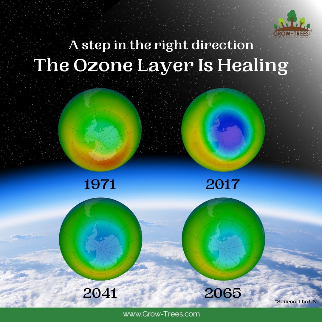 The Ozone Layer Is Healing!. Protect our ozone layer and support… | by ...