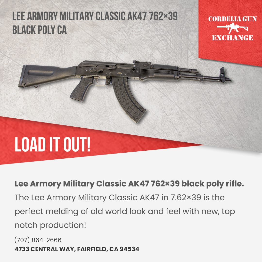 The Lee Armory Military Classic AK47 7.62×39 | California Legal AK47 | by Claire Divas | Medium