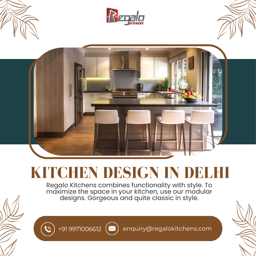 Kitchen Design In Delhi | Regalo kitchens - Regalo kitchens - Medium