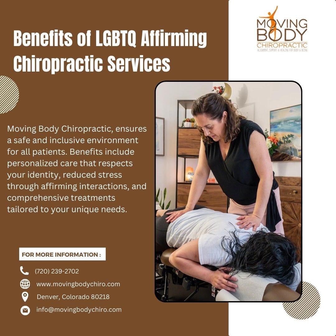 Benefits of LGBTQ Affirming Chiropractic Services ...