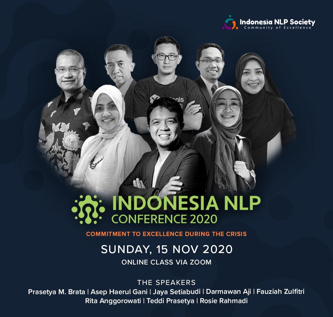 Indonesia NLP Conference 2020. Tahun ini, Indonesia NLP Society… | by ...