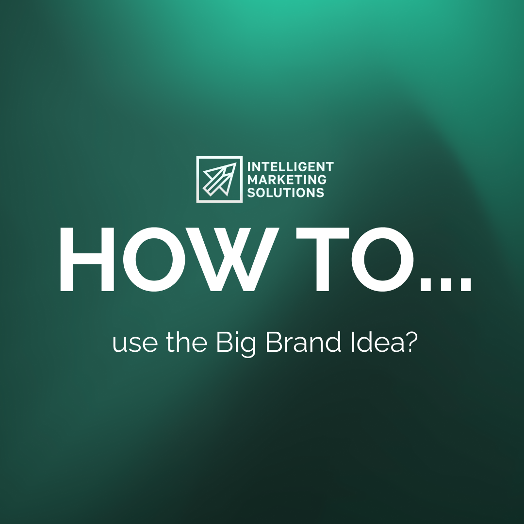 How to use the Big Brand Idea. Stand out among the competitors and win ...