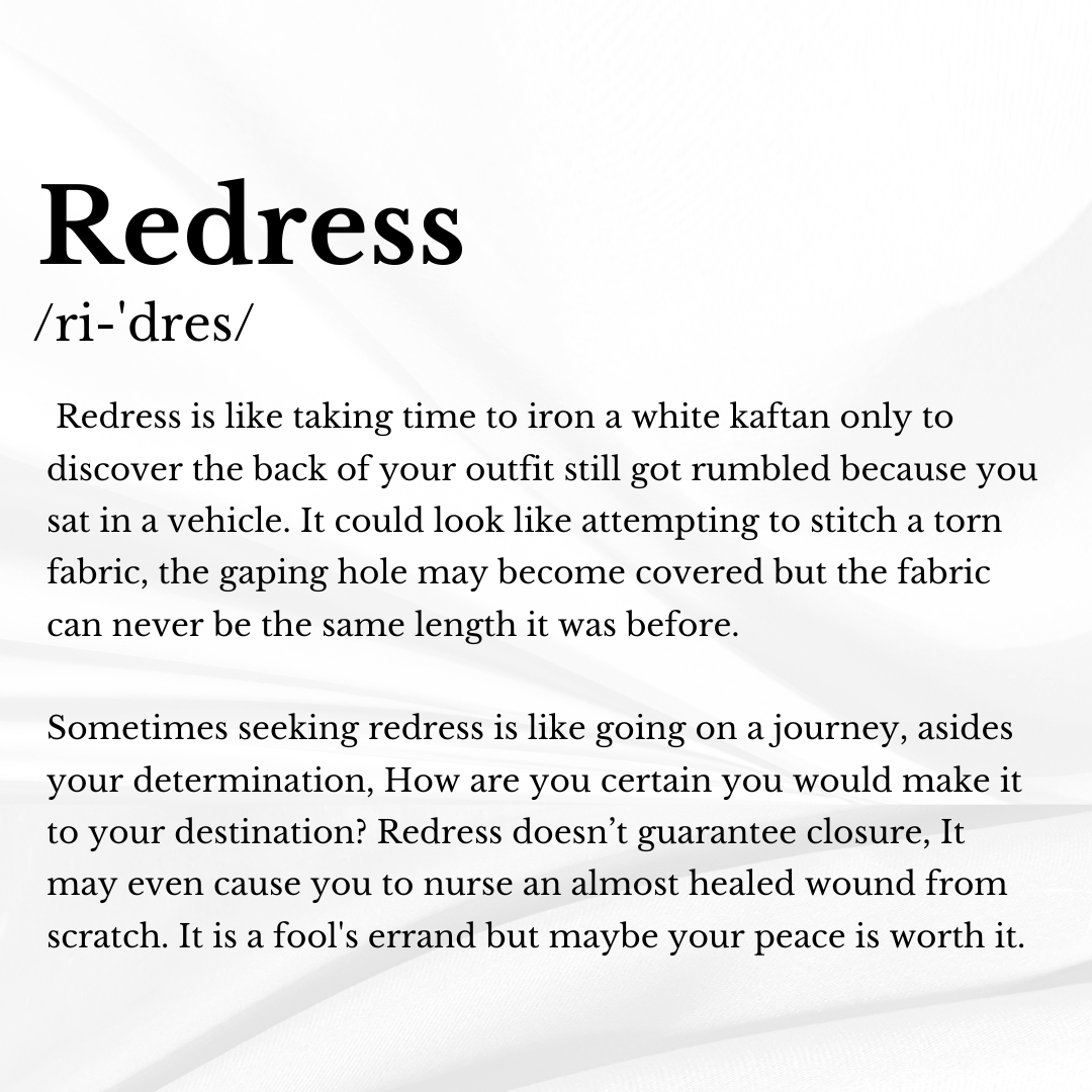 Redress | by Piece of mind | Medium