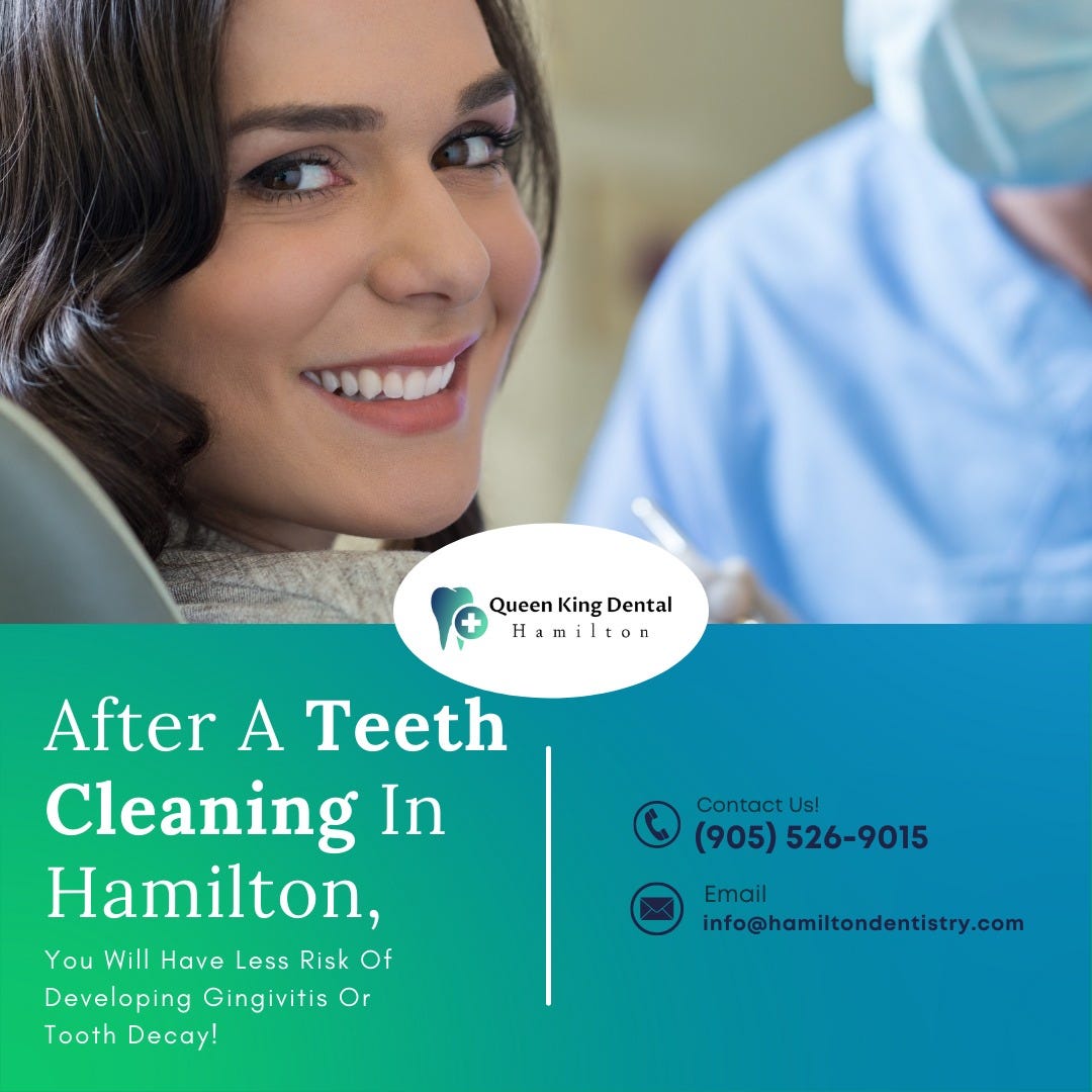 Teeth Whitening Hamilton After a teeth cleaning in Hamiltion, you will ...