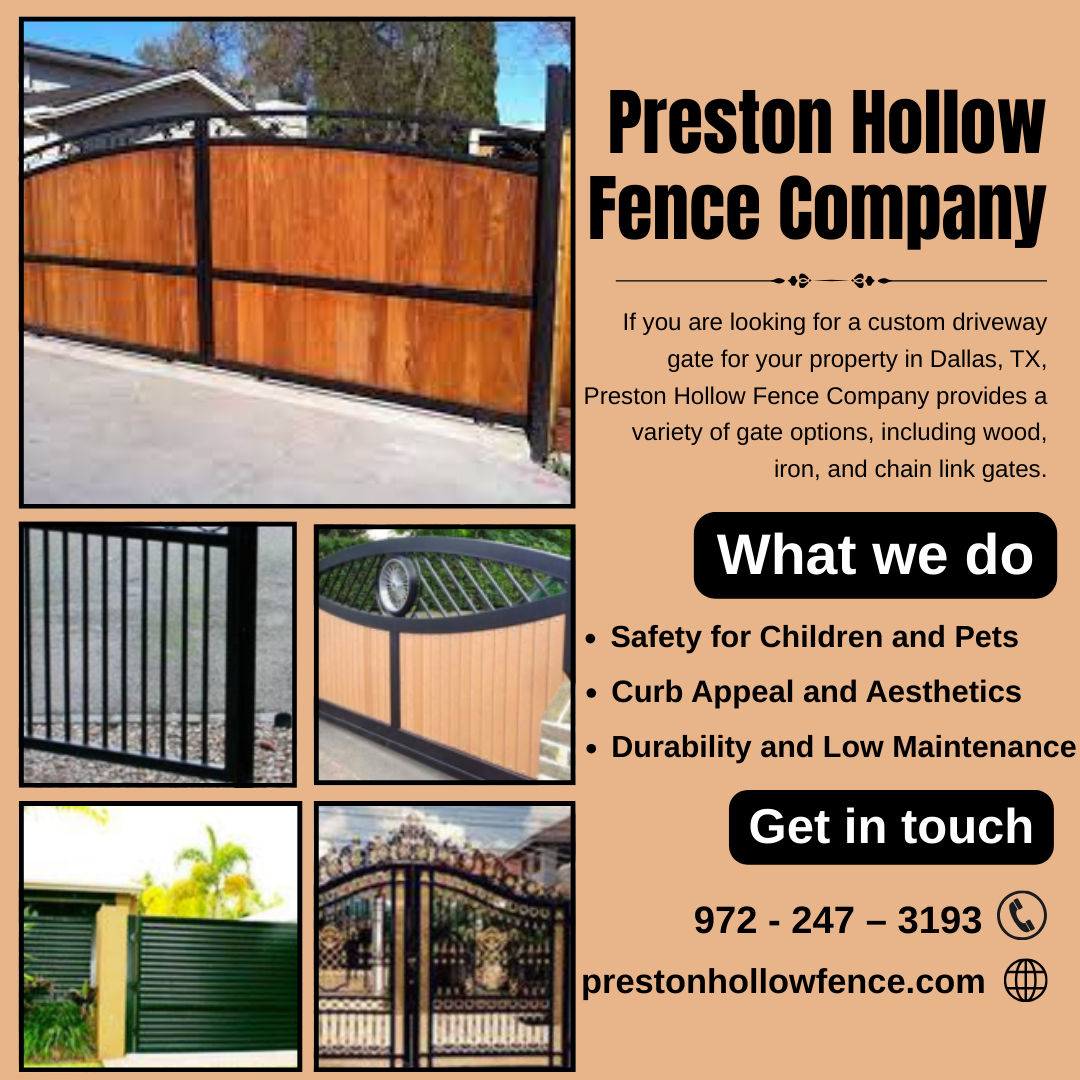 Explore Driveway Gate Styles for Your Dallas Property Needs - Front ...