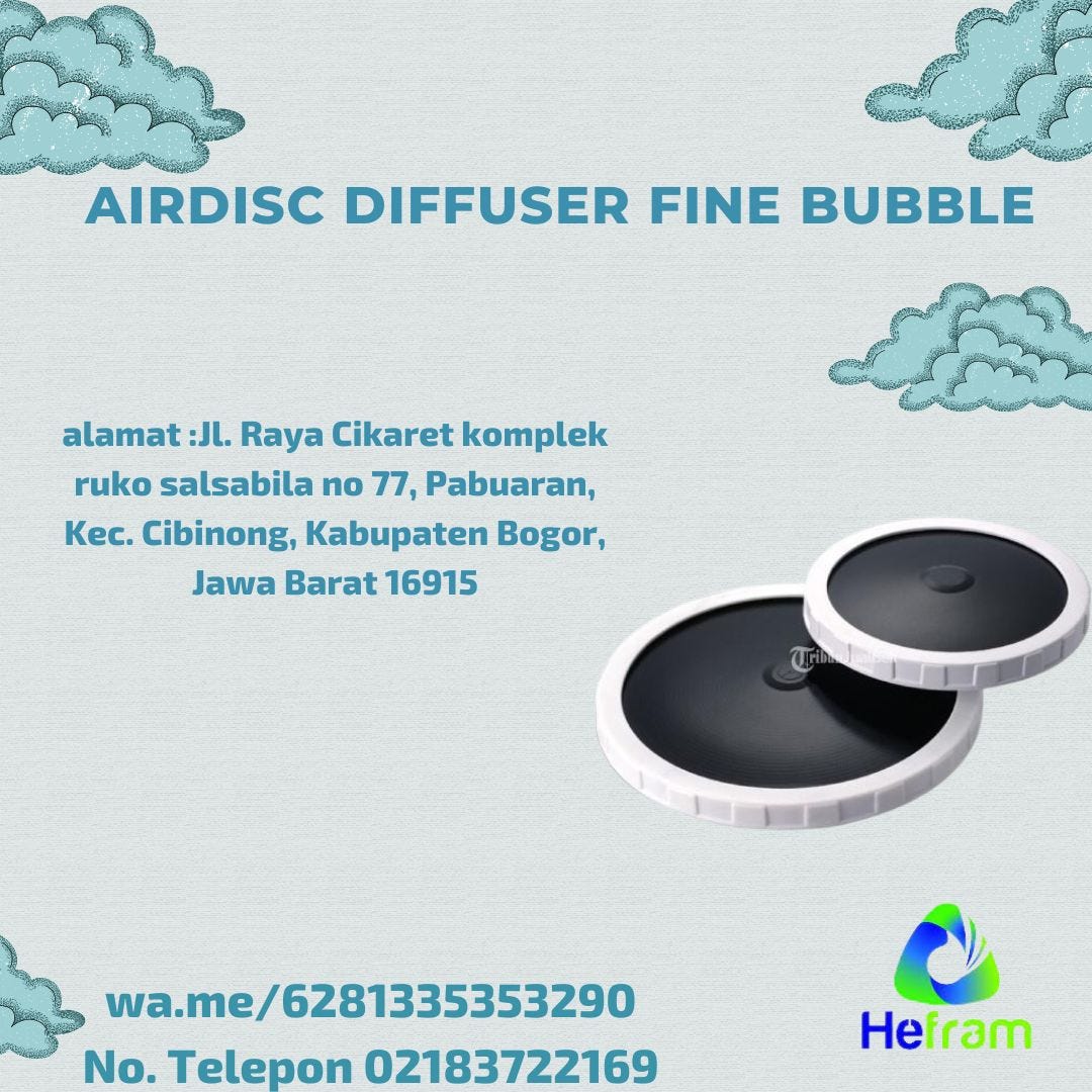 Coarse Bubble Diffuser Oxygen Transfer Efficiency Hub 0813–3535–3290 | by Putrihefram | Medium