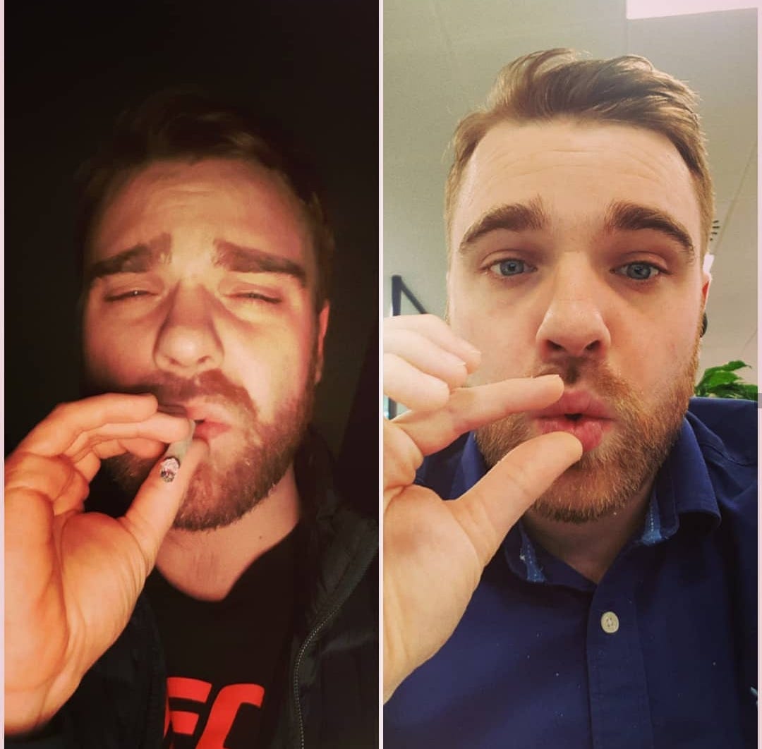 Smoking Cigarettes Before And After