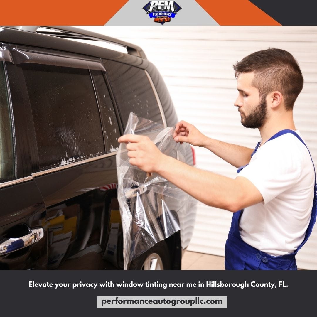 Tint Near Me — Tampa, FL. Transforming Spaces and Soundscapes… | by PFM ...