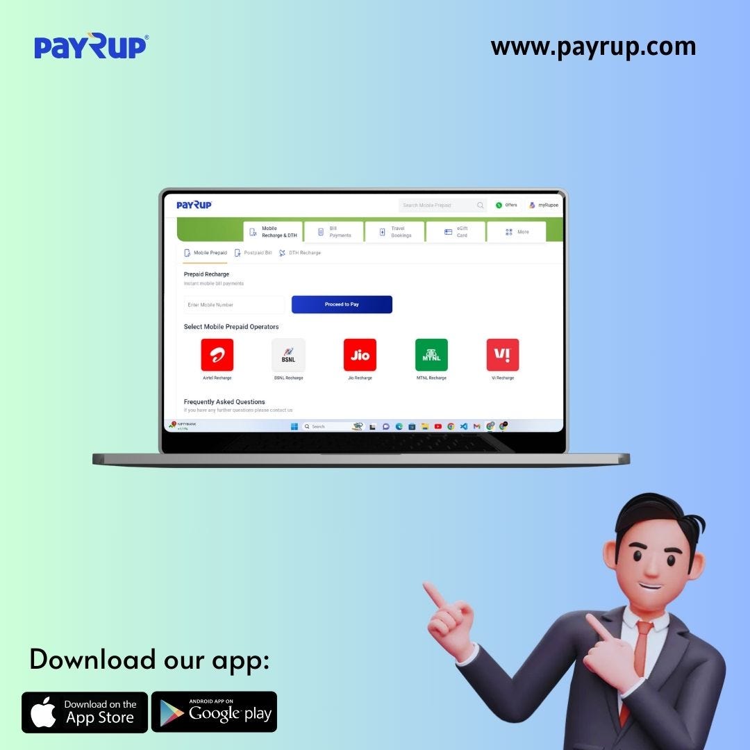 PayRup Your Gateway to Simpified Prepaid Recharges and Exciting Cash ...