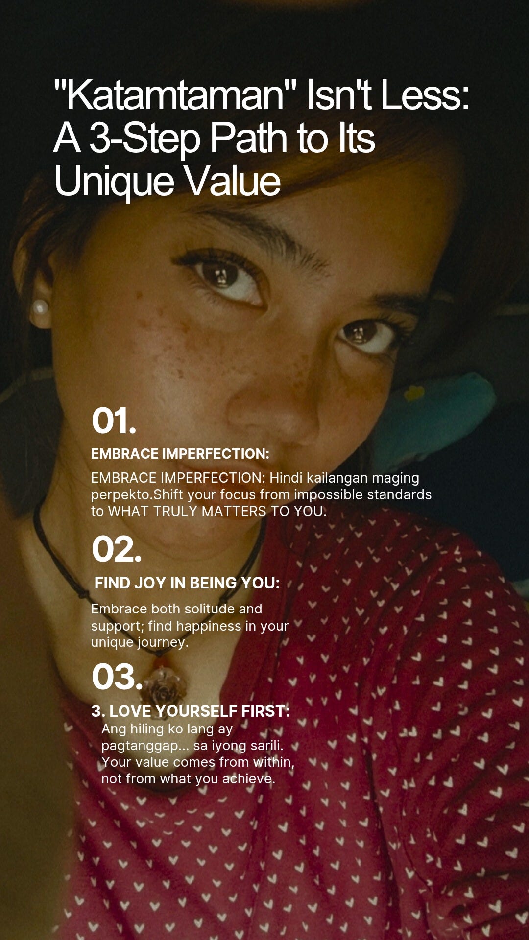 “KATAMTAMAN” ISN’T LESS. Sa mundong tila paligsahan kung saan… | by ...