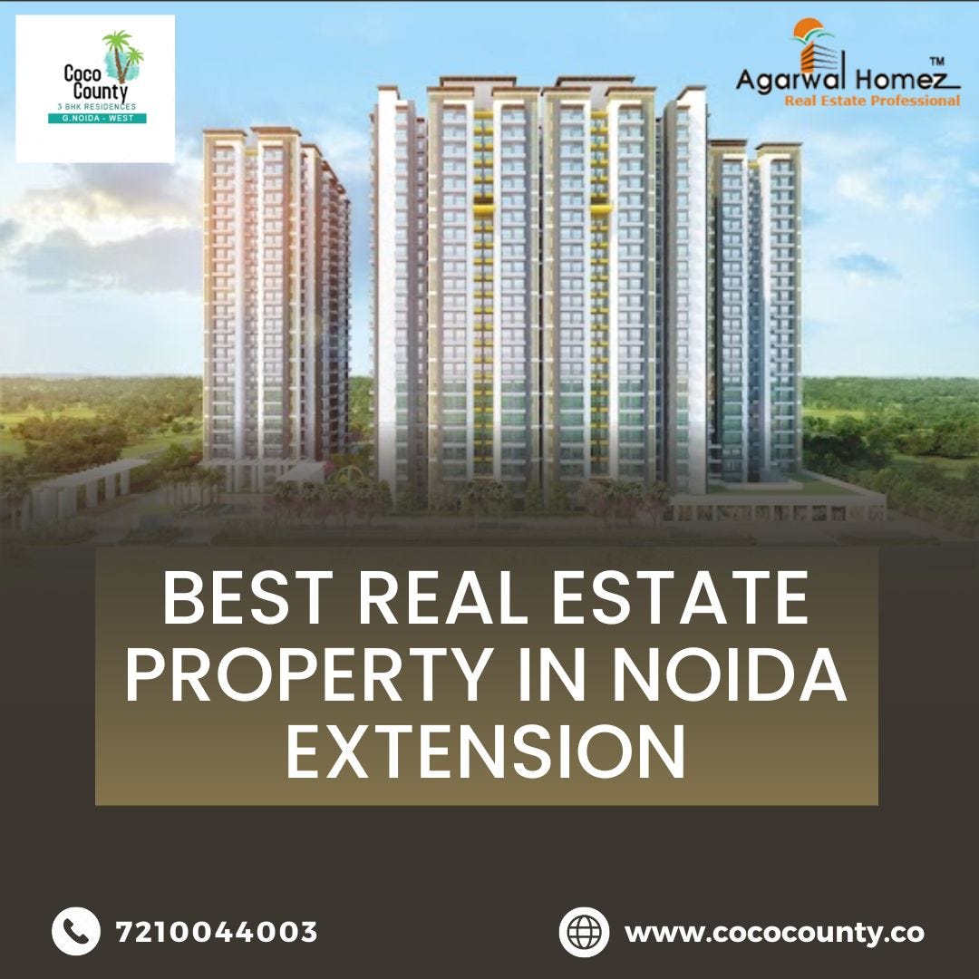 Best Real Estate Property In Noida Extension - Cococounty - Medium