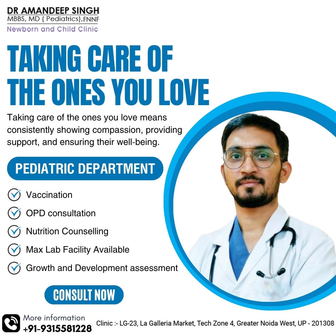 Welcome to Dr. Amandeep Singh’s Newborn and Pediatric Clinic in Greater ...