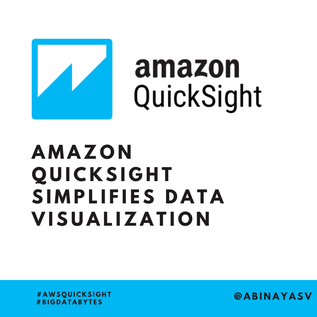 Amazon Quicksight Part 1. Amazon QuickSight is a data… | by Abinaya SV ...