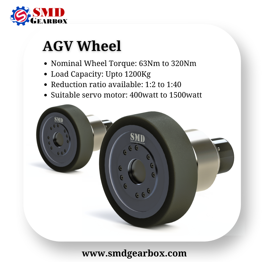 AGV Wheels: Precision, Quiet Operation, and 360° Mobility for AMRs - SMD Gearbox - Medium