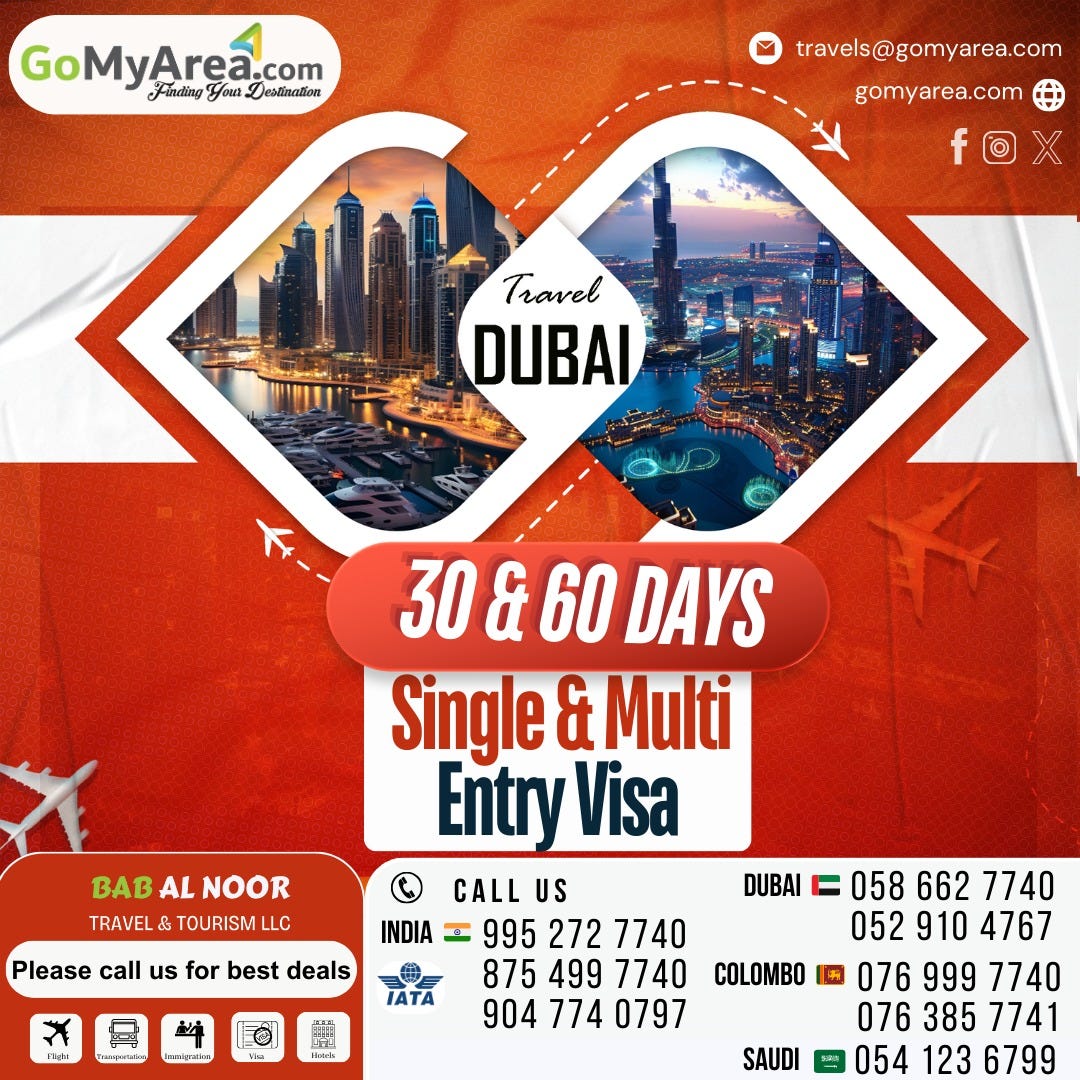 Explore Dubai with Ease 🌆 Single & Multiple Entry Visas Available! | by ...