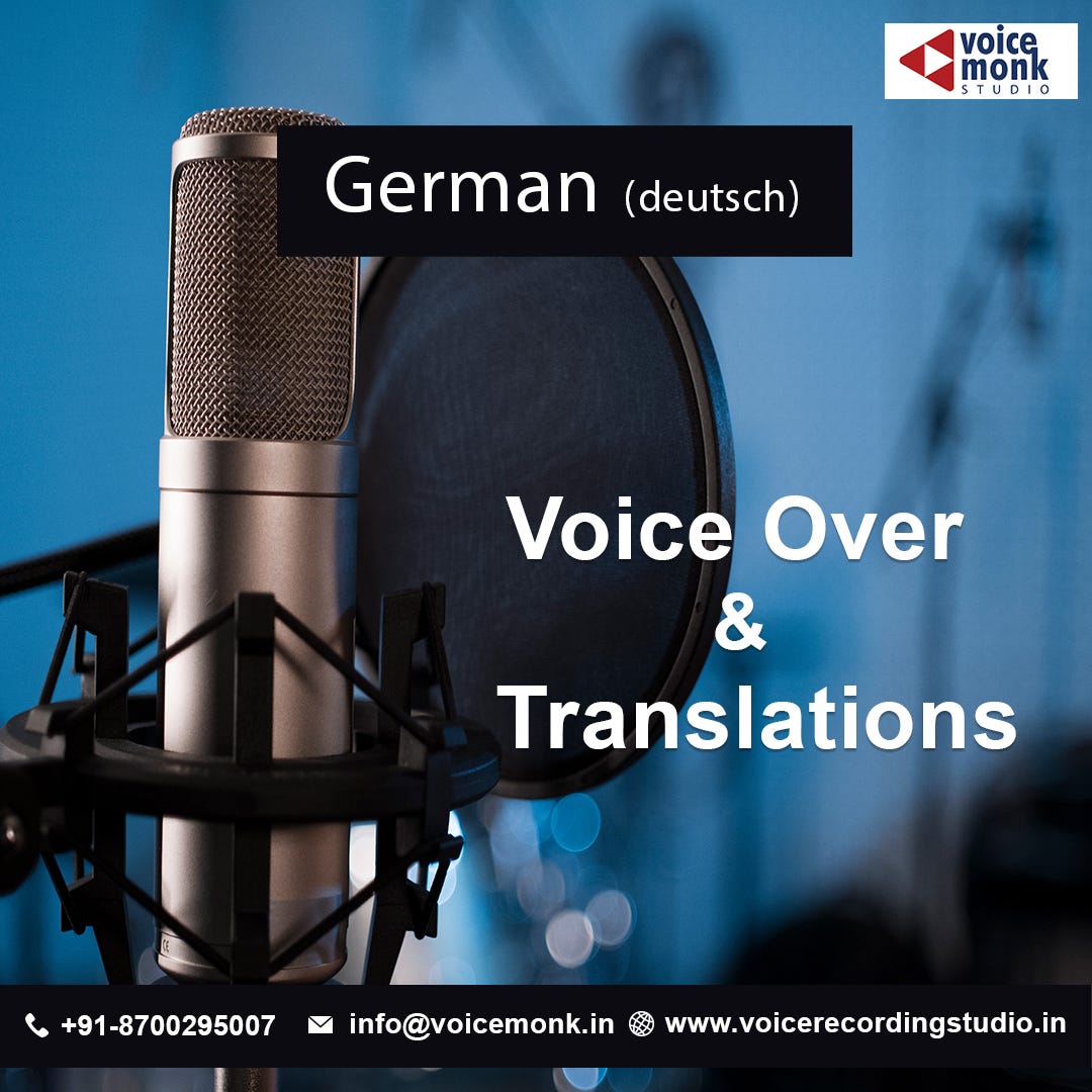 Native German Voice Over Artists in Delhi - Voiceoverservices - Medium