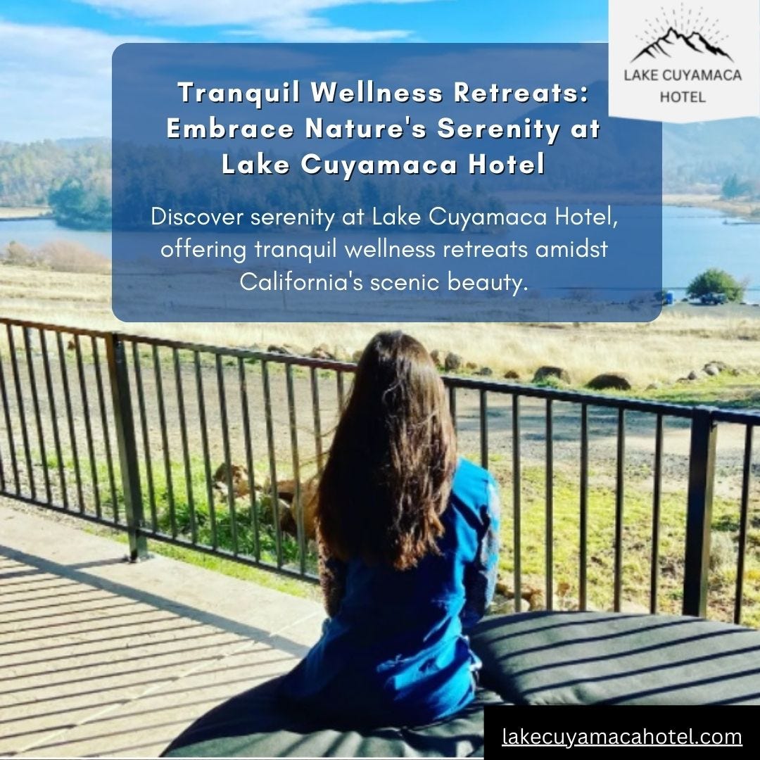 Northern California Serenity: Wellness Retreats & Getaways at Lake ...