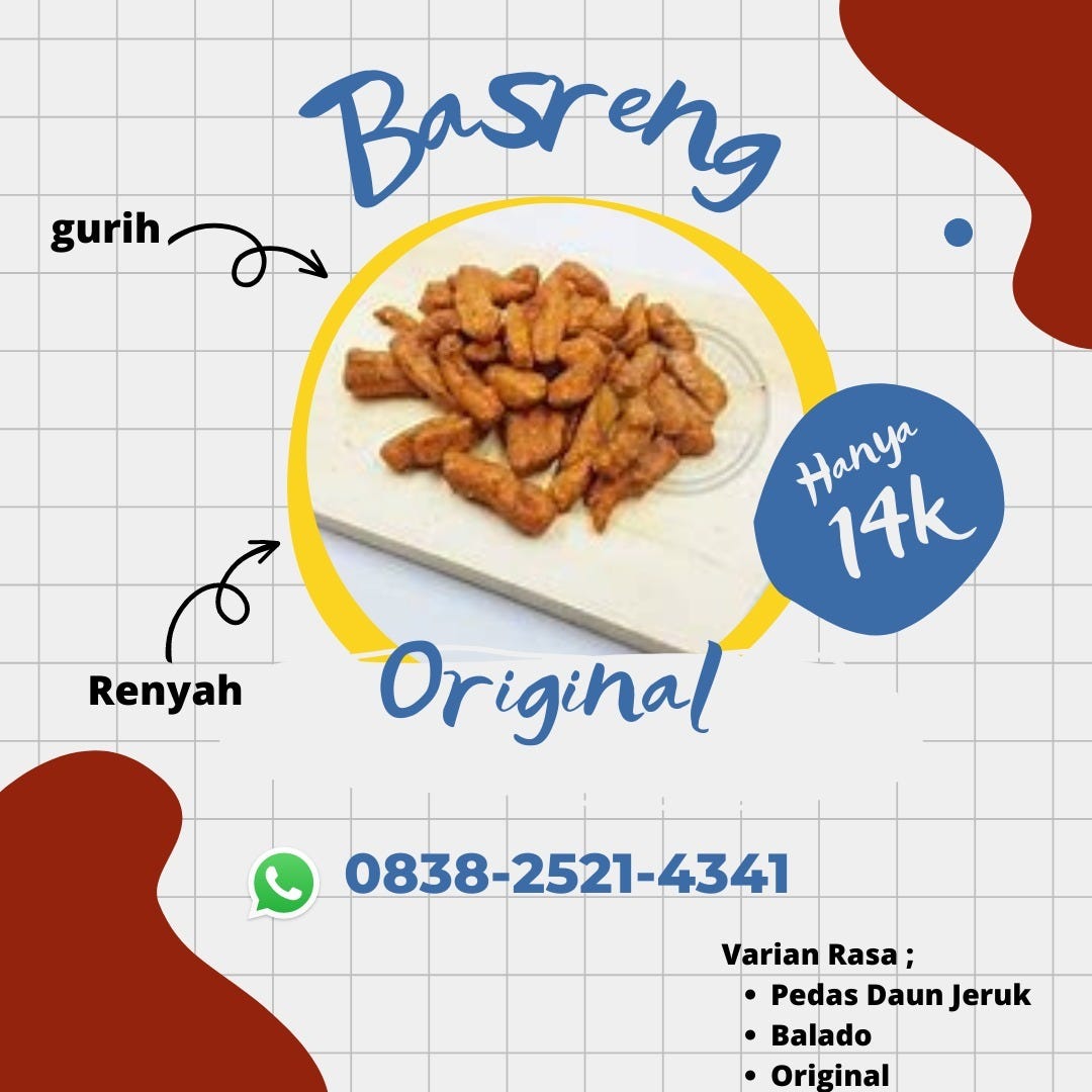 Tergurih, WA 0838–2521–4341, Jual Basreng Original, Tara Basreng ...