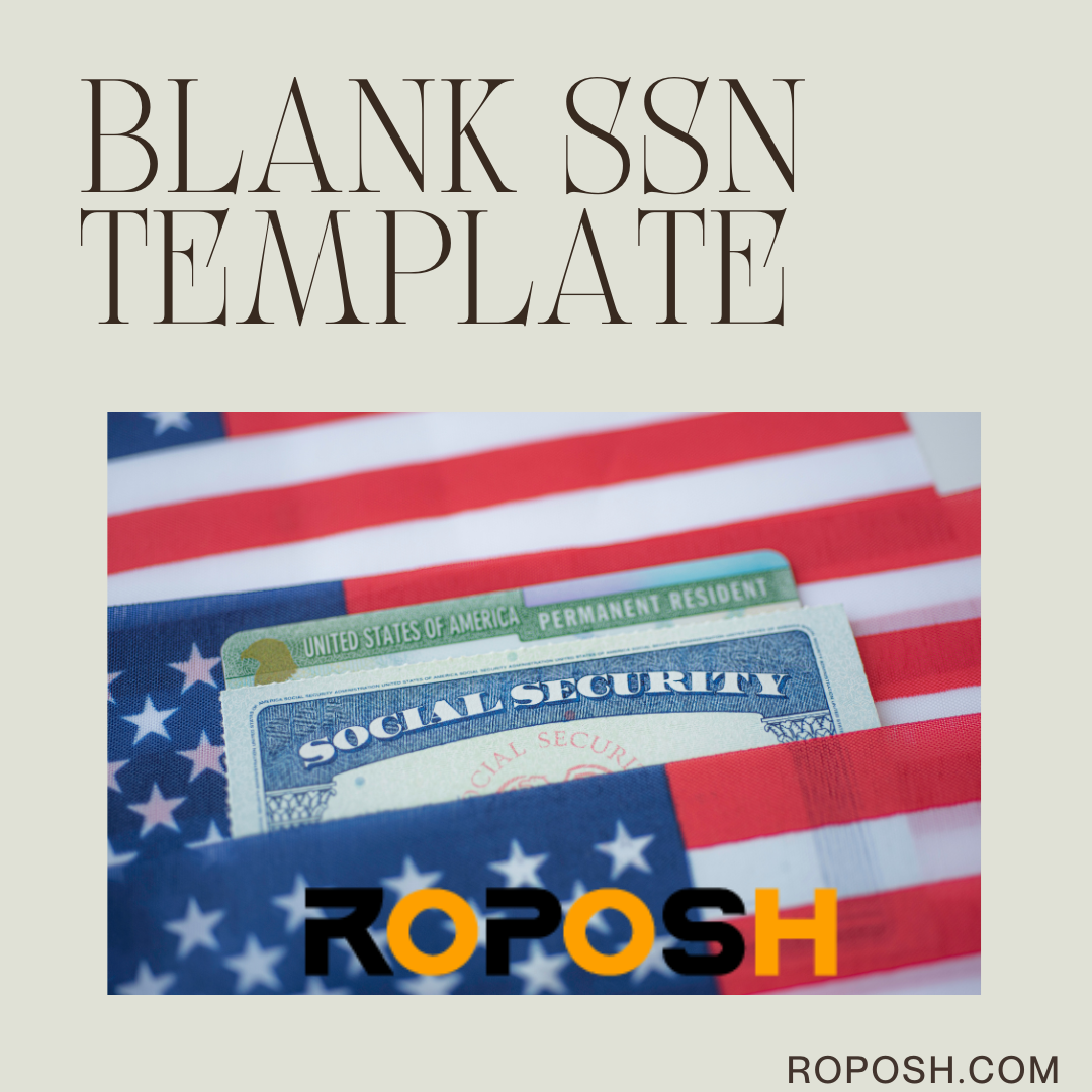 Free Editable SSN: Protecting Your Personal Information | by Roposh ...