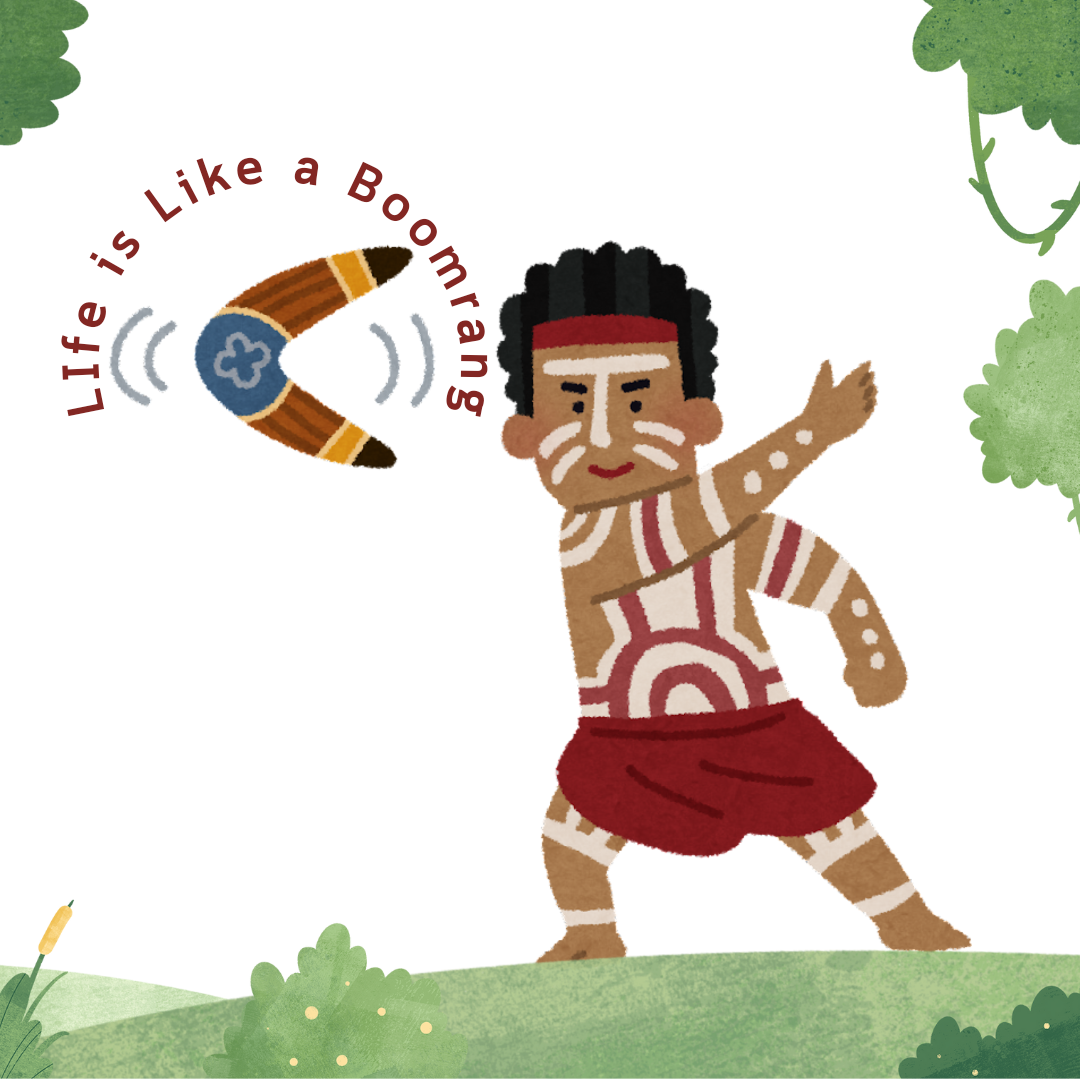 Life Is Like a Boomerang. What you throw out comes back to you… | by ...