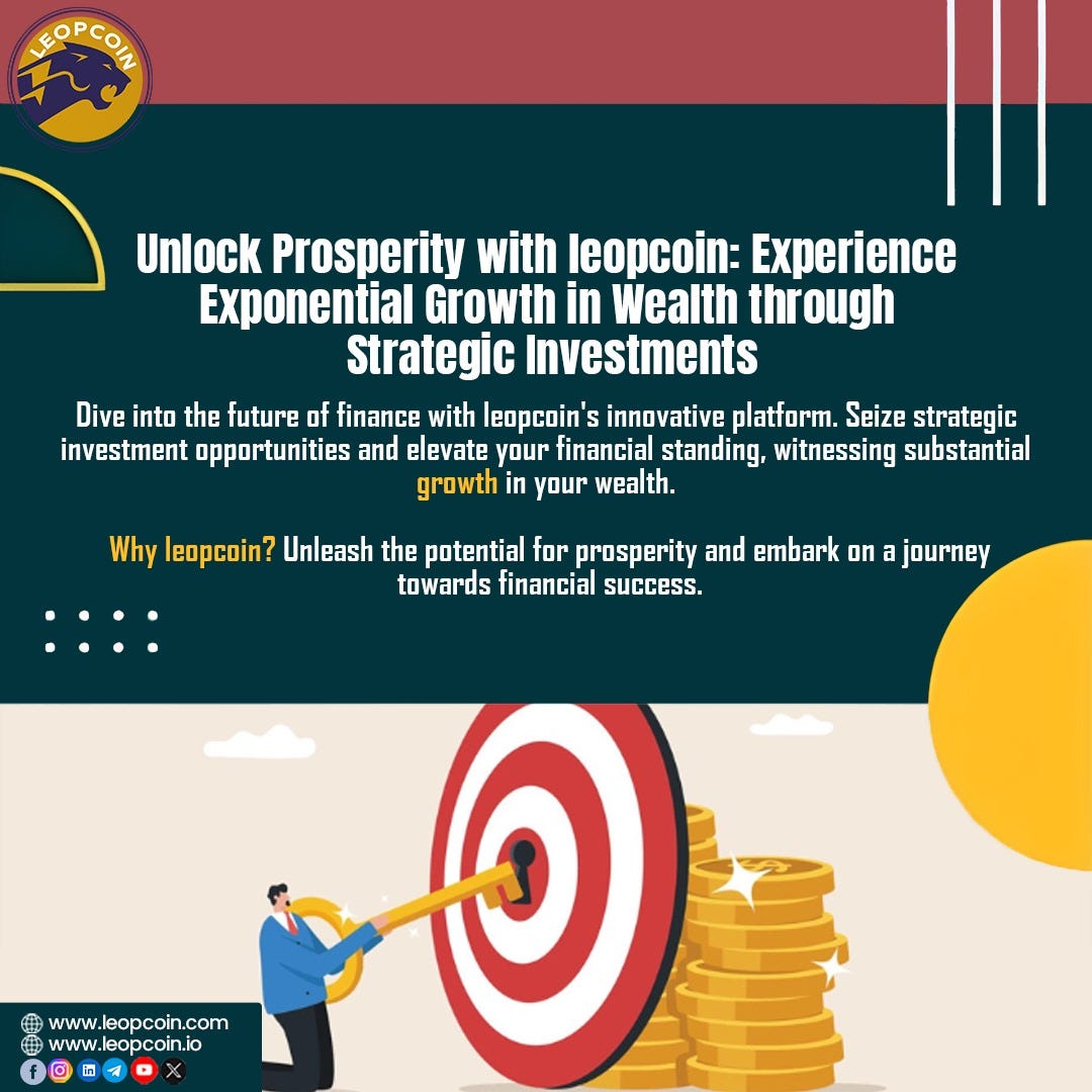 Unlock Prosperity with LeopCoin: Experience Exponential Growth in ...