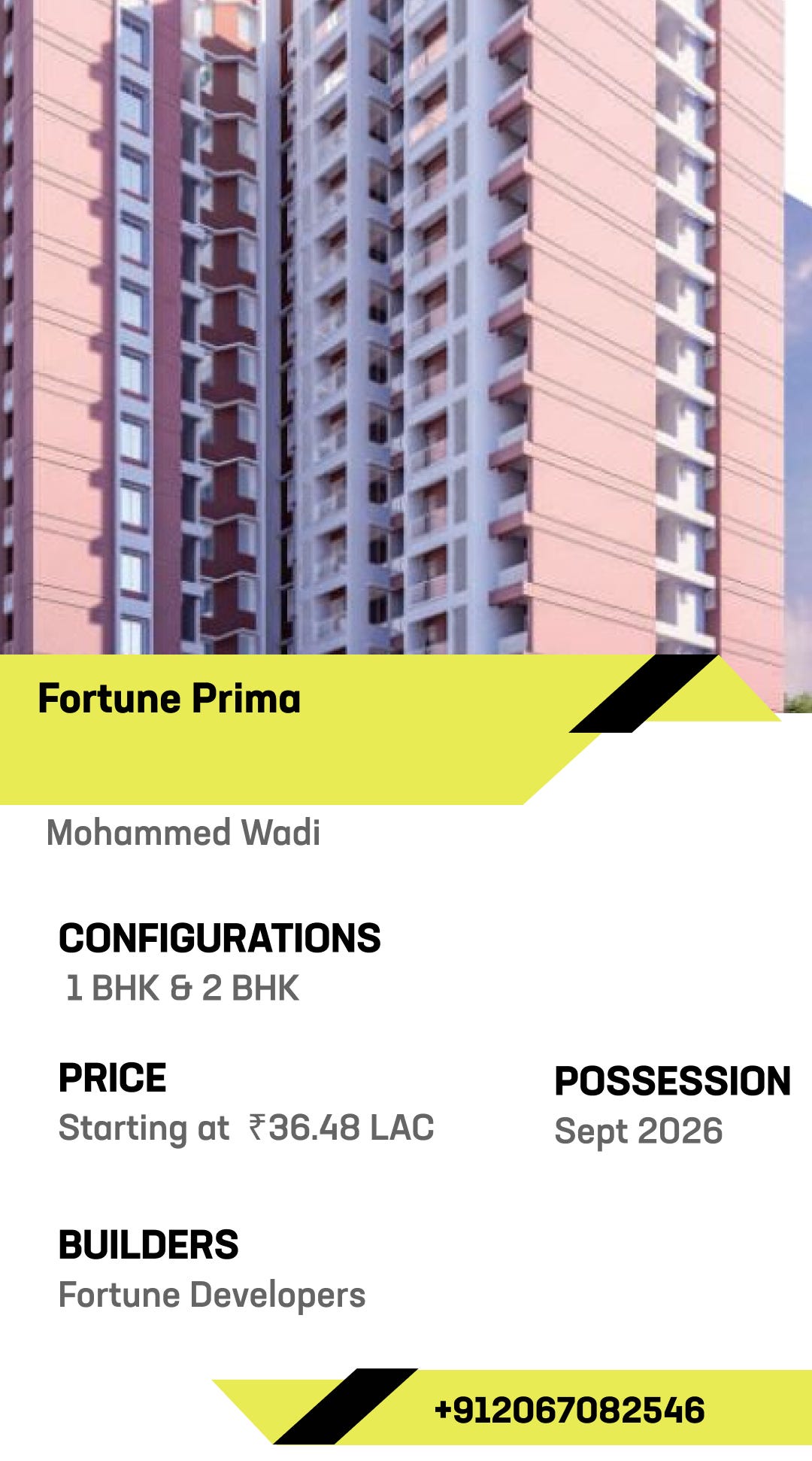 Fortune Prima — 1&2 BHK Homes in Pune | Dwello - sai patil - Medium