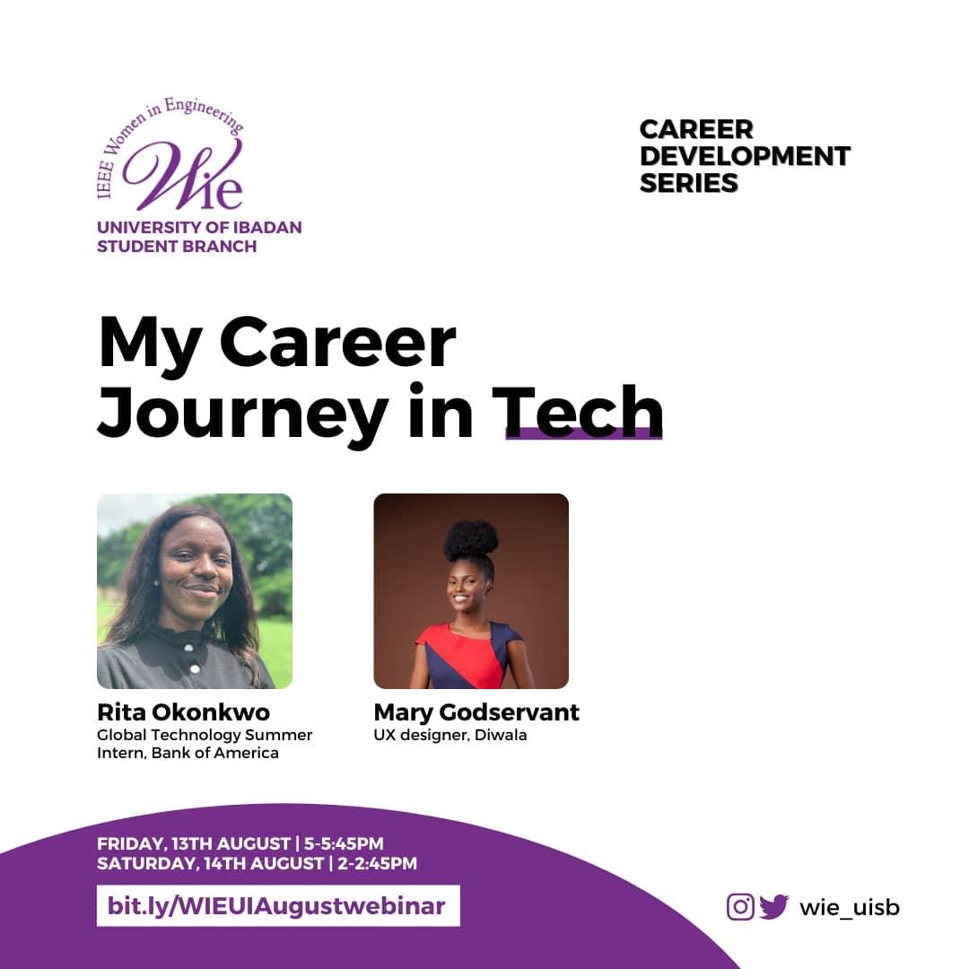 CAREER DEVELOPMENT SERIES WEBINAR: MY CAREER JOURNEY IN TECH | by Comfort Agangan | Medium