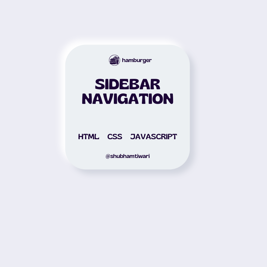 Responsive Sidebar Navigation in css | by Shubham Tiwari | FAUN ... Responsive Sidebar Navigation in css | by Shubham Tiwari | FAUN ...