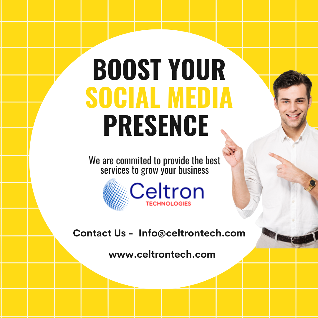Are you looking to boost your social media presence? Celtron Technologies can help! We offer a ...
