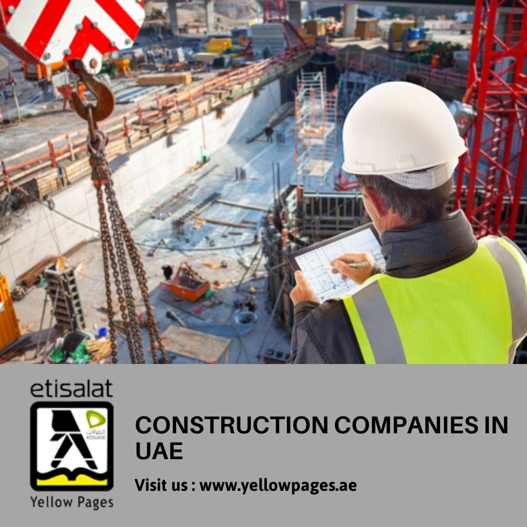 List of Verified Construction Companies in UAE - Arbazansari - Medium