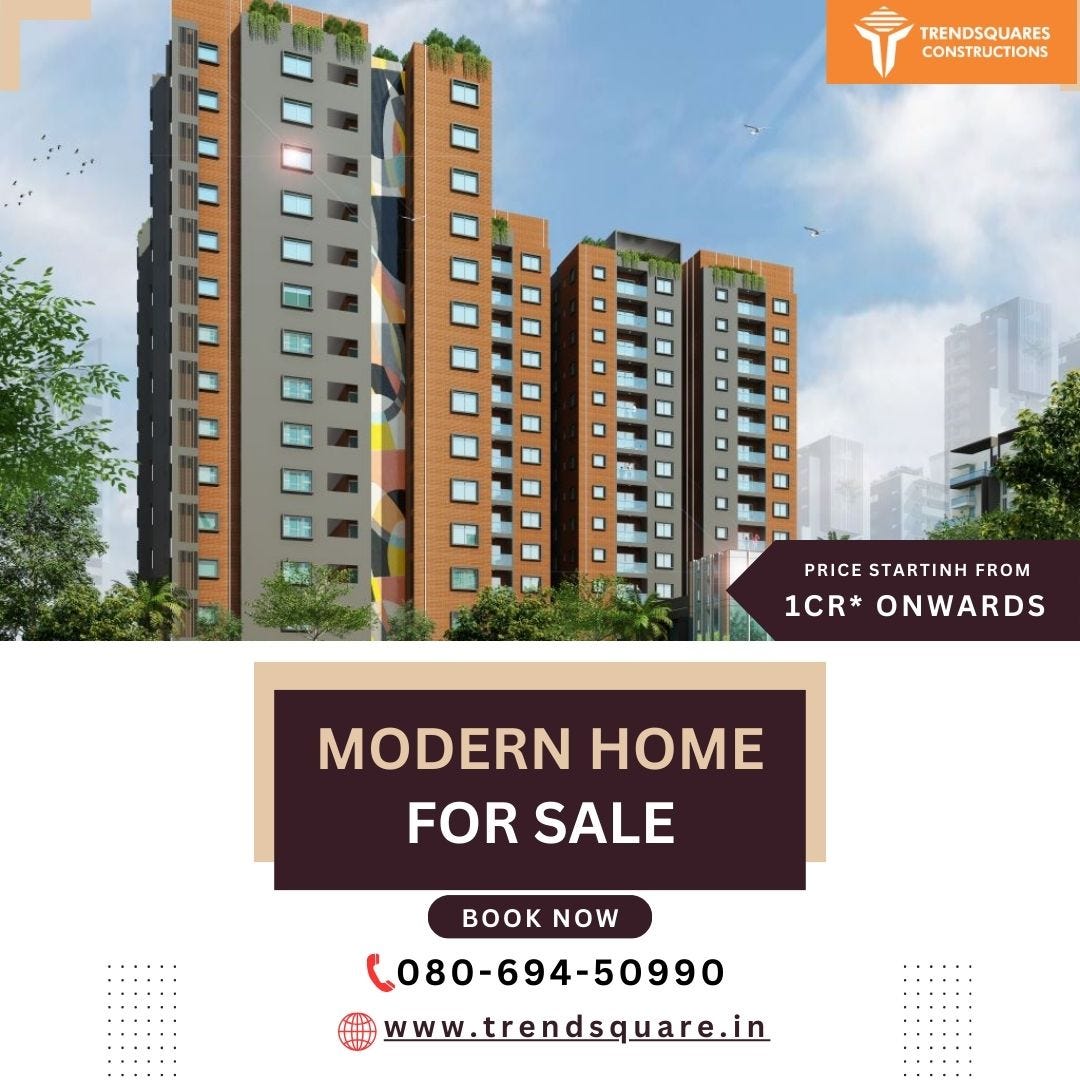 Modern Comforts Redefined: Trendsquare Apartments, Panathur, Bangalore ...