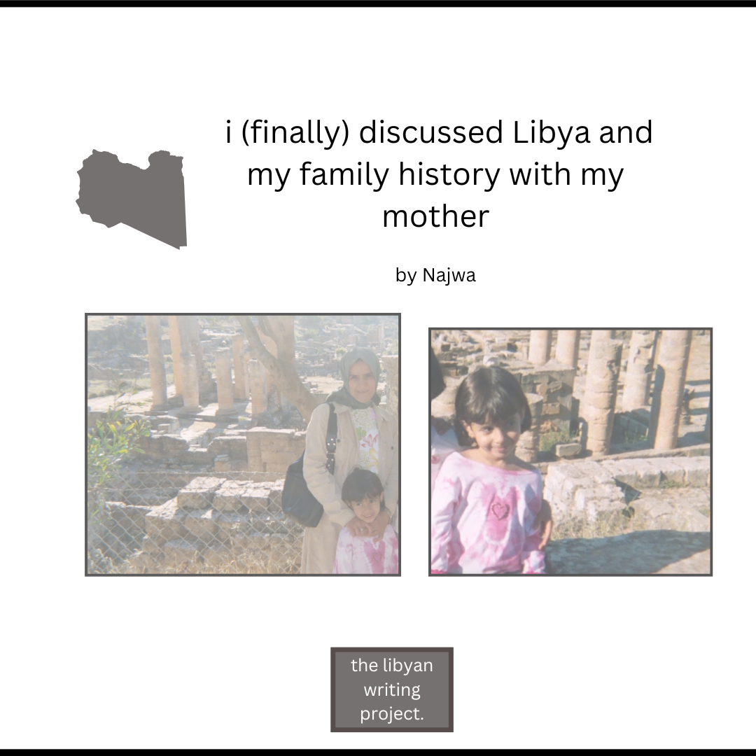 i (finally) discussed Libya and my family history with my mother | by ...
