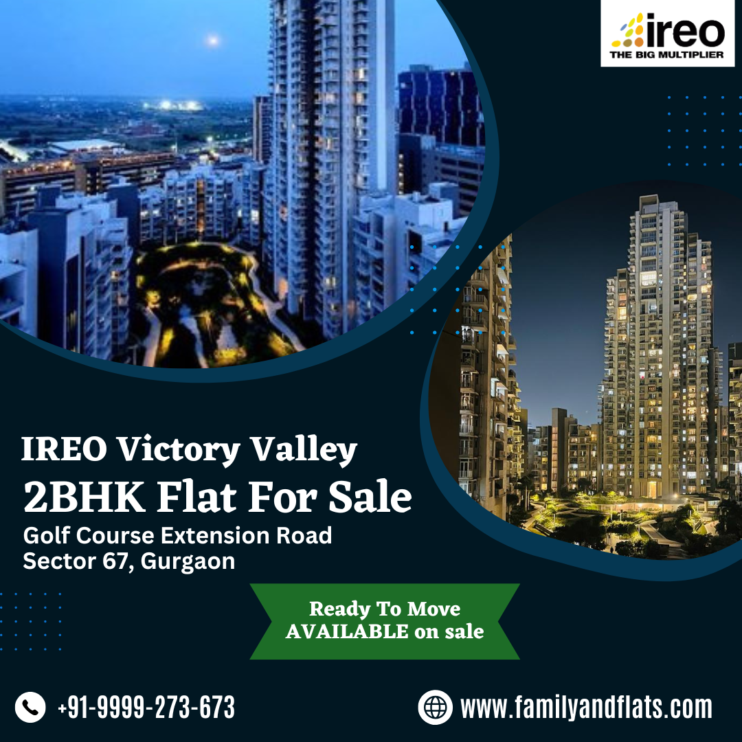 2BHK Flat For Sale in IREO Victory Valley, Sector 67 - IREO PROJECT - Medium