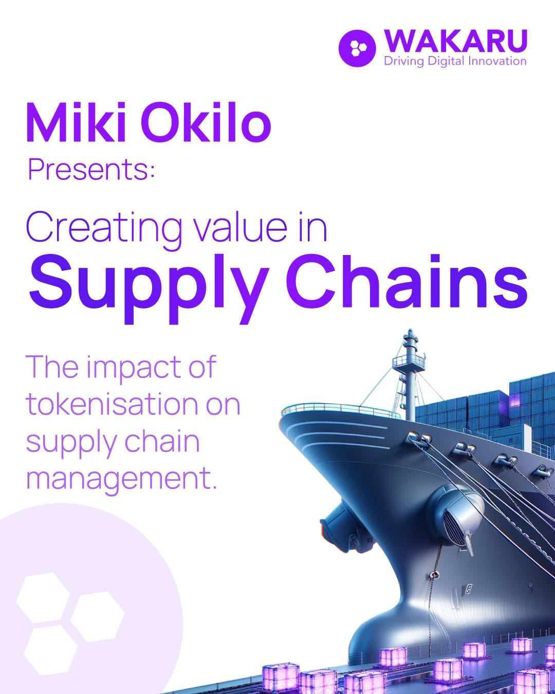 Creating Value in Supply Chains. This week, we take a brief look into a ...