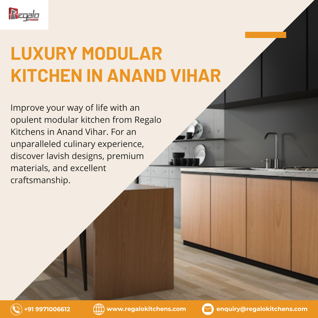 Luxury Modular Kitchen in Anand Vihar - Regalo Kitchens - Medium